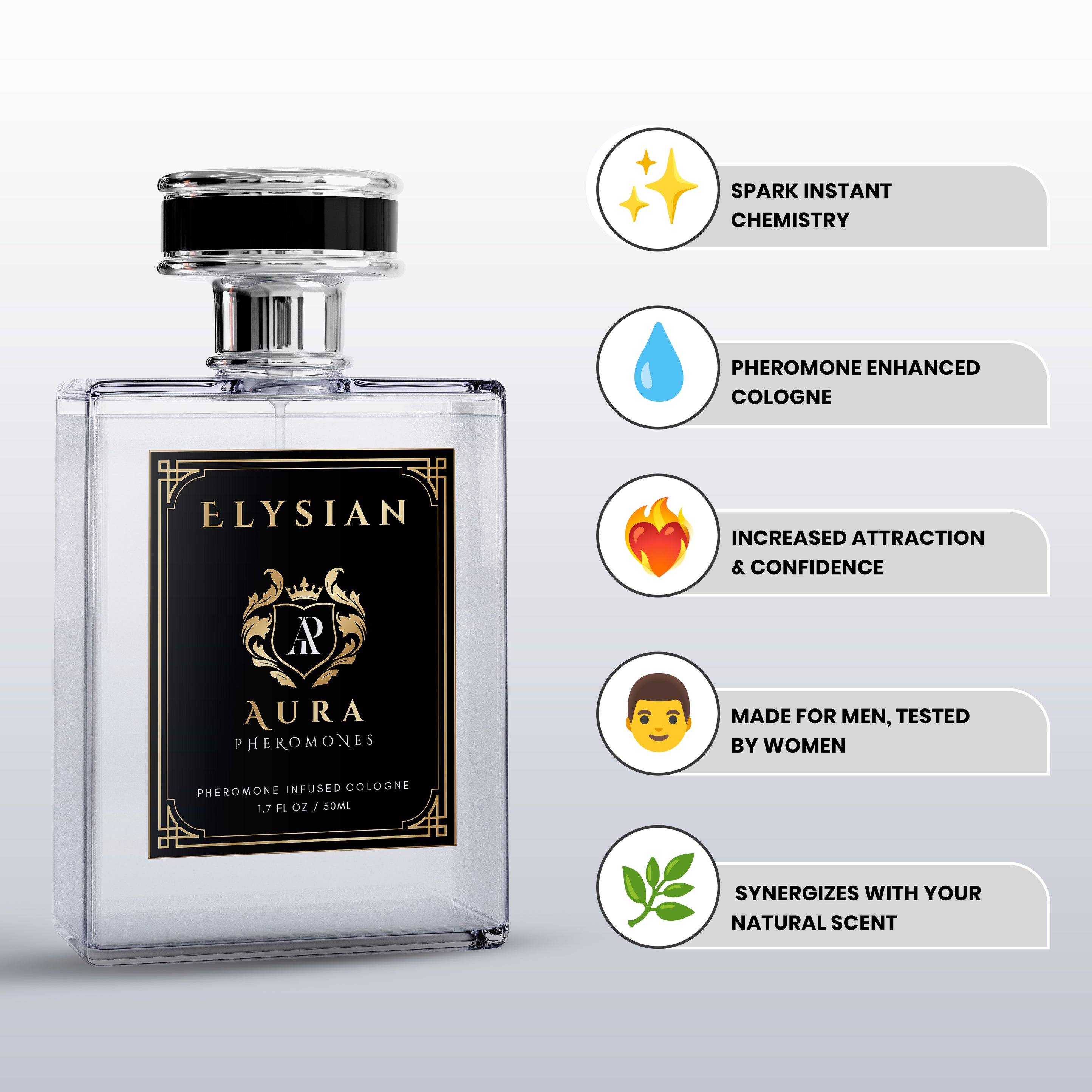 Elysian Pheromone Cologne | Divine Masculine Magnetism – Aura Pheromones